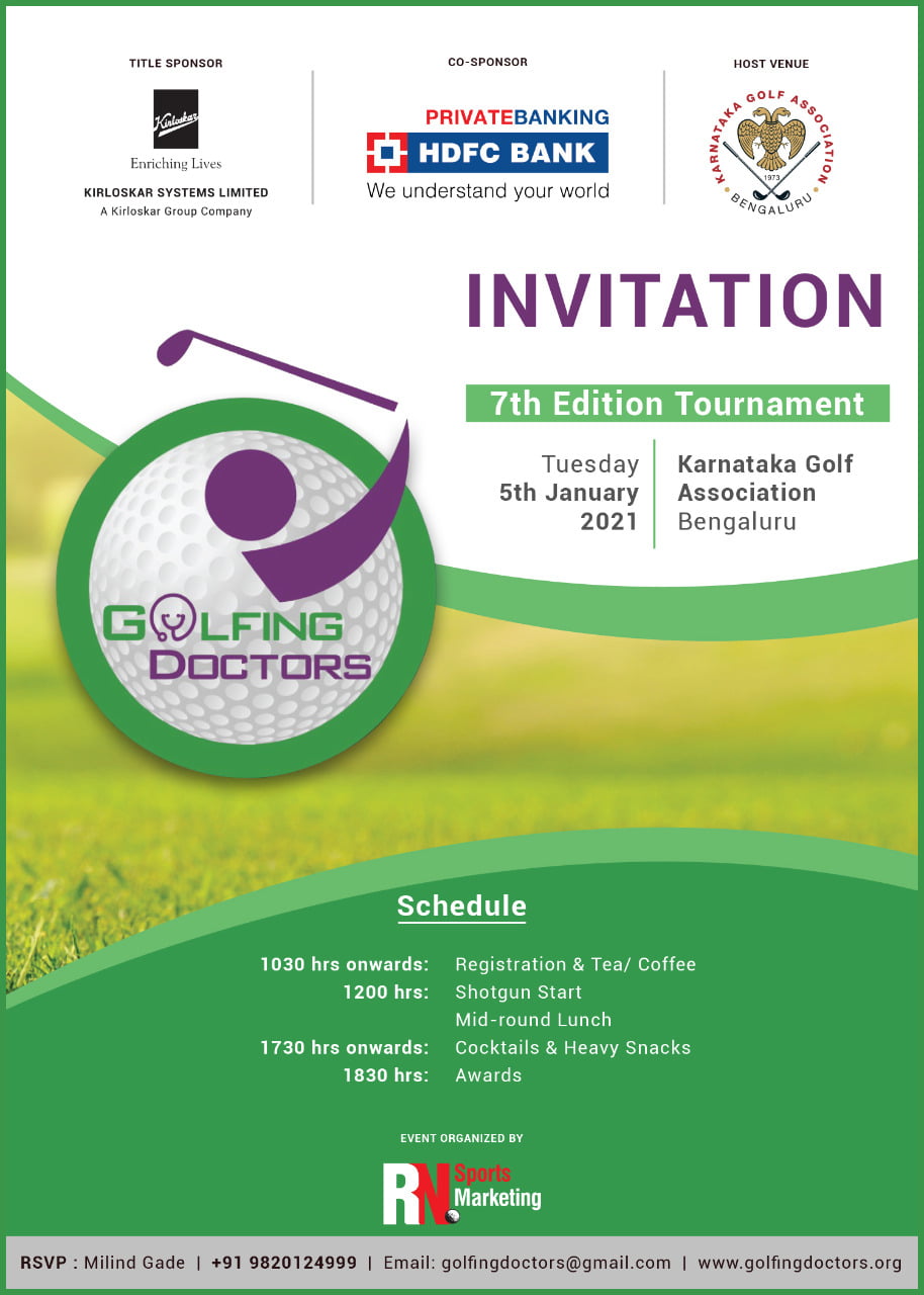 7th Annual Golfing Doctor’s Tourney at KGA – Page 3 – India Golf Weekly ...